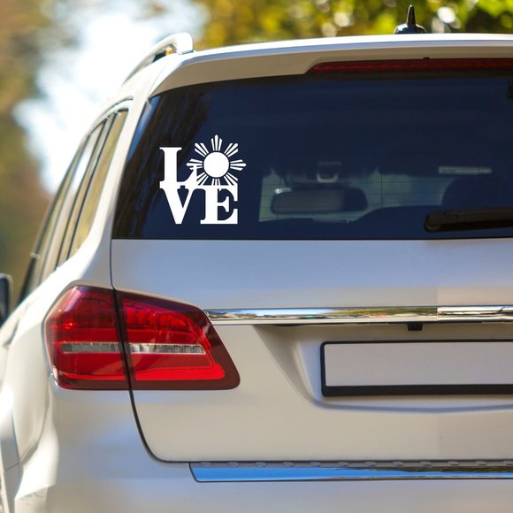 Hand Crafted | Office | Philippines Car Decal Filipino Sun Sticker For ...